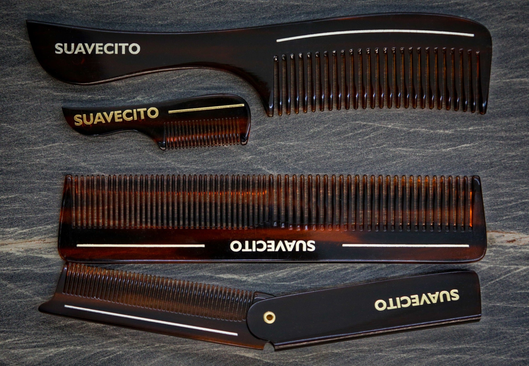Suavecito Deluxe Amber Combs – Suavecito Pomade